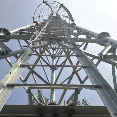 China 3 Or 4 Legged Telecom Lattice Tower Steel Antenna Customized 10 Mtr for sale