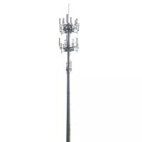 China Broadcasting / 4g Monopole Steel Tower Communication for sale