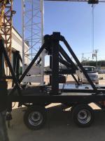 China Hot Dip Galvanization Telecom Infrastructures Placed On Trailer For Road Use for sale