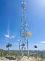 China Angle Steel Structure Mobile Communication Tower 20m - 100m Microwave for sale