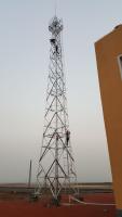 China 3 Legs Steel Tubular Lattice Communication Antenna Tower 20m \ 30m for sale