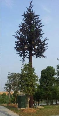 China Camouflage 40m Single Pole Tower For Telecommunications for sale
