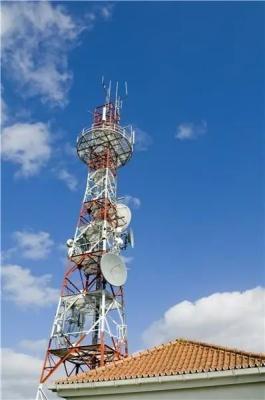 China 3 Legs Tube Microwave Communication Mobile Cell Tower Multifunction for sale