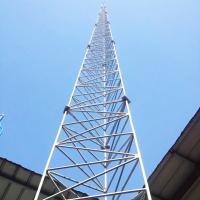 China 3 Legs Tube Microwave Communication Mobile Cell Tower Multifunction for sale