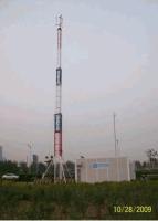 China 20m - 32m Red And White Rapid Deployment Tower 20'' Room Telescopic for sale