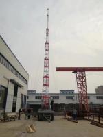 China Red White Rapid Deployment Tower Telescopic For Hanging Communication Antenna for sale