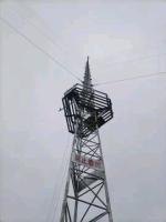 China Q235 Galvanized Angle Steel Mobile Cell Tower 4 Legs Radio TV Broadcasting Equipment for sale