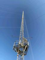 China Q235 Galvanized Angle Steel Mobile Cell Tower 4 Legs Radio TV Broadcasting Equipment for sale