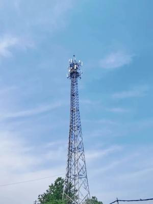 China Four Legged  Q345B  Telecom Cell Towers Galvanized Steel Communication Tower for sale