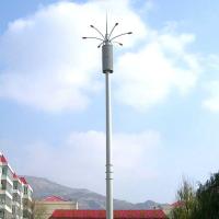 China Electrical Galvanized Slip joint Monopole Cell Tower for sale