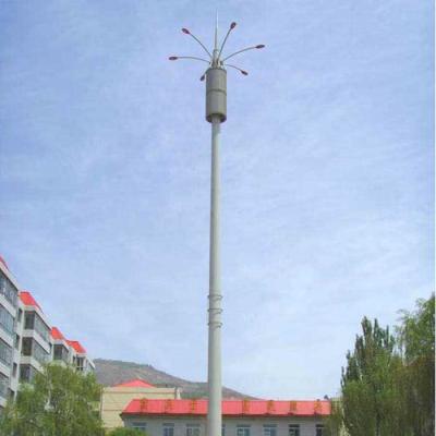 China ISO 9001 Octagonal Tapered 40m Monopole Steel Tower for sale