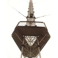 China ASTM Standard Flange Connection Guyed Wire Tower for sale
