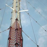 China Freestanding Partially Guyed Outdoor Antenna Tower for sale