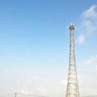 China Galvanized 3 Legged Steel Tubular Tower For Telecomunication for sale