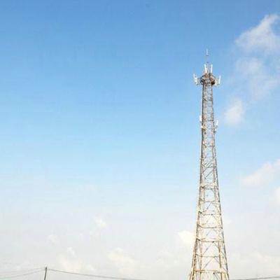 China Galvanized 3 Legged Steel Tubular Tower For Telecomunication for sale