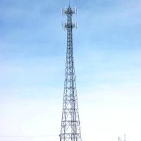 China Galvanized 3 Legged Steel Tubular Tower For Telecomunication for sale