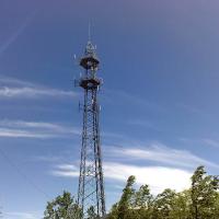 China 4 Legged Lattice Self Supporting Antenna Tower for sale