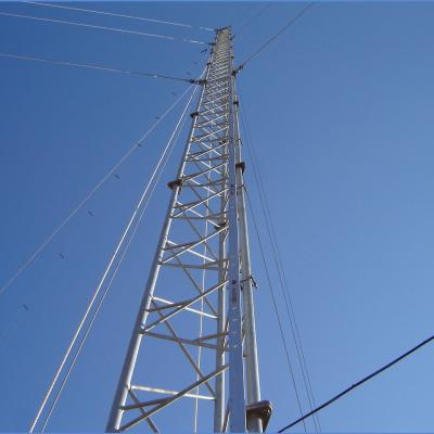 China Communication  72m 3 Legged Guyed Wire Tower for sale