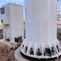 China Mobile Phone Communication 35M Steel Monopole Tower for sale