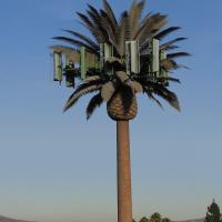 China Triangular Q345B disguised Cell Tower for urban areas for sale