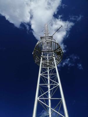China SGS ASTM A36 Guyed Wire Tower For Communication for sale