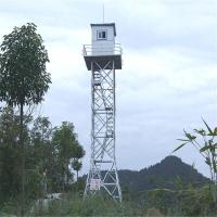 China Prefabricated Steel Structure Military Guard Tower for sale