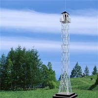 China Bolts Connection Steel Plate Military Guard Tower for sale