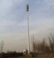 China Q235 Steel Octagonal TV Antenna Tower For Broadcasting for sale