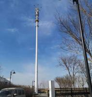 China Q235 Steel Octagonal TV Antenna Tower For Broadcasting for sale