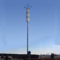 China 45M GSM Monopole Steel Tower For Broadcast TV for sale