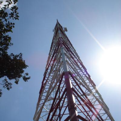 China Self Erecting Triangular Lattice Transmission Angle Steel Tower Strong Pressure Hot Dip Galvanizing for sale