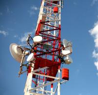 China Q235 Angle Steel 3 Legs Telecommunication Lattice Tower for sale