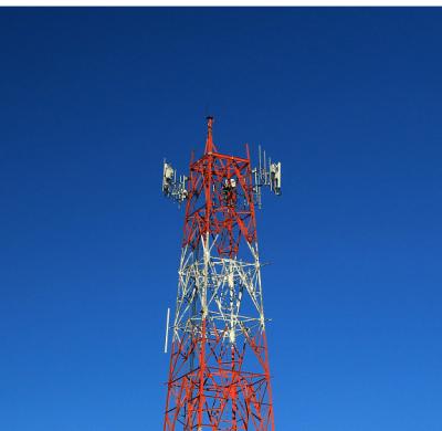 China 4 Legs 30m/S Q235 Angle Steel Tower For Telecommunication for sale