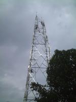 China 50m Vhf Radio Wifi Lattice Steel Tower For Signal Transmission for sale