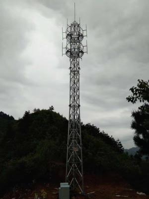 China Wind Resistant Wireless Antenna Tubular Steel Tower for sale