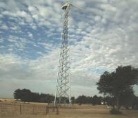 China Galvanized 3 Legged 30m Tubular Steel Tower for sale