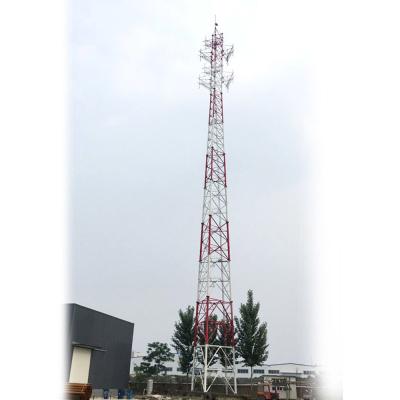 China Triangular 5G Network Tubular Lattice Steel Towers for sale