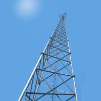 China Electric Steel Structure 25m Guyed Lattice Tower for sale