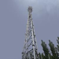 China 3 Leg Galvanized Telecommunication Steel Tower for sale