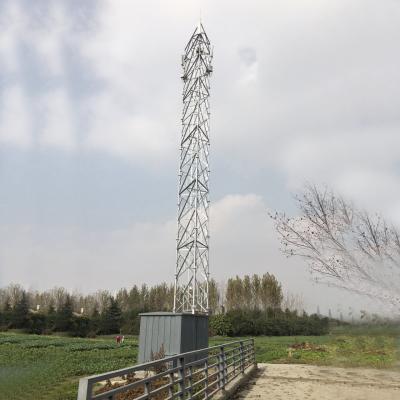 China Three Support Legs 20 Meter Steel Tube Tower for sale