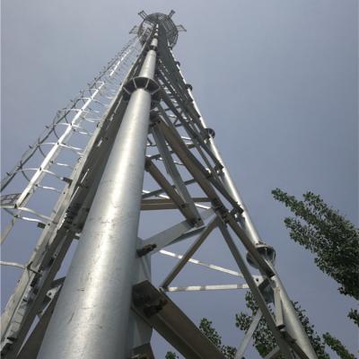 China Galvanized Self Supporting 50m Lattice Steel Towers for sale
