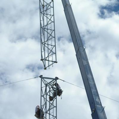 China ISO2008 9001 Galvanized Steel Tower For Wind Measuring for sale