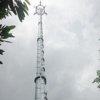 China Conical 100M 10kV Mobile Cell Tower for Telecom for sale