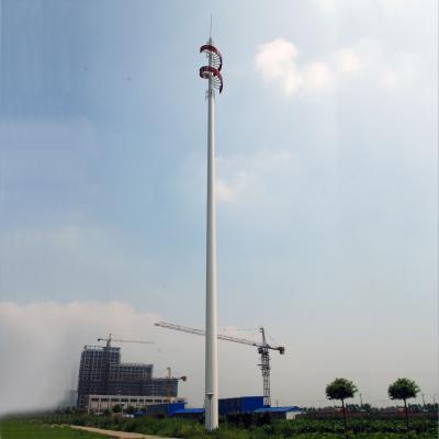China Conical 100M 10kV Mobile Cell Tower for Telecom for sale