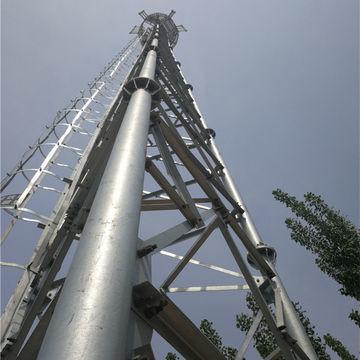 China OEM Q420B Steel Tube Mobile Tower Antenna For Telecom for sale