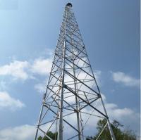 China Antena Monopole Iron Lightning Protection Tower for sale