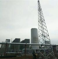 China Antena Monopole Iron Lightning Protection Tower for sale