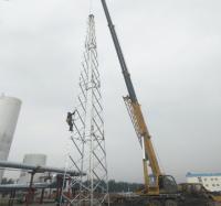 China 50m Polygonal Q345B Lightning Protection Tower for sale