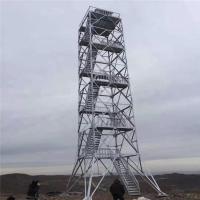 China Angle Steel Army Watch Tower For Man Made Observation for sale