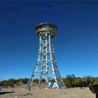 China 20m galvanized Fire Observation Military Guard Tower for sale